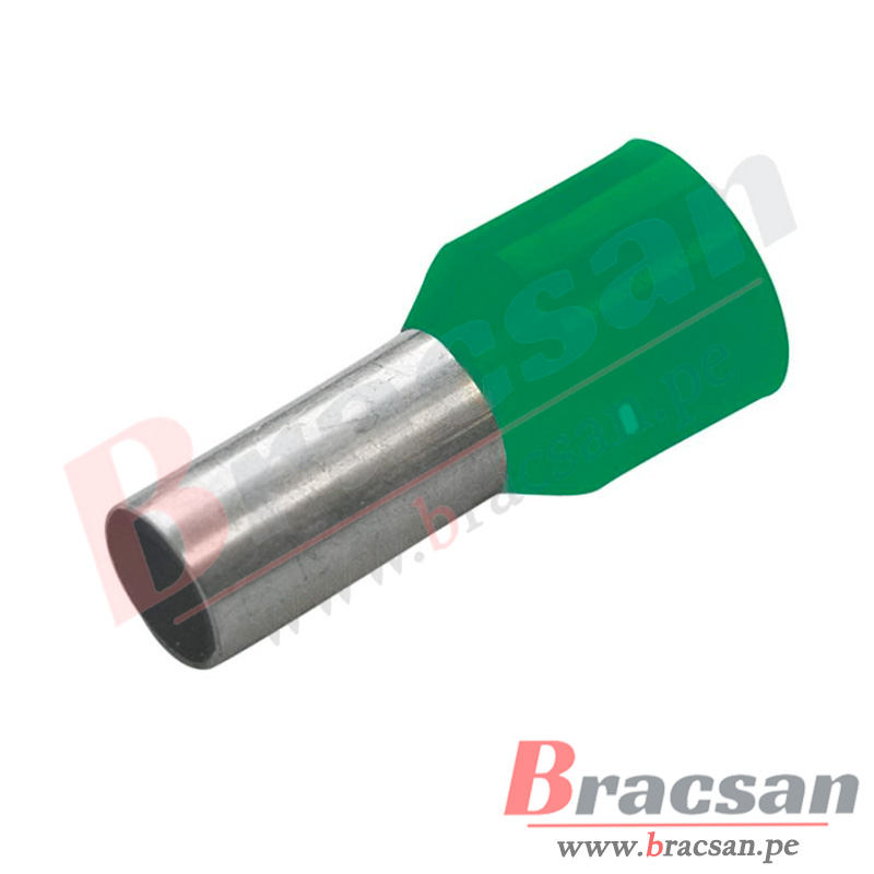 TERMINAL TIPO TUBULAR SOBRE MOLDEADO VERDE 6AWG 16MM 100PCS CNHOWDER ...