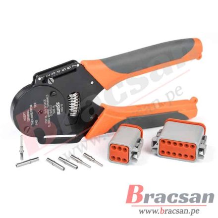 ALICATE PRENSA TERMINAL PARA CONECTORES DEUTSCH DT, DTM 18-14AWG IWISS ...
