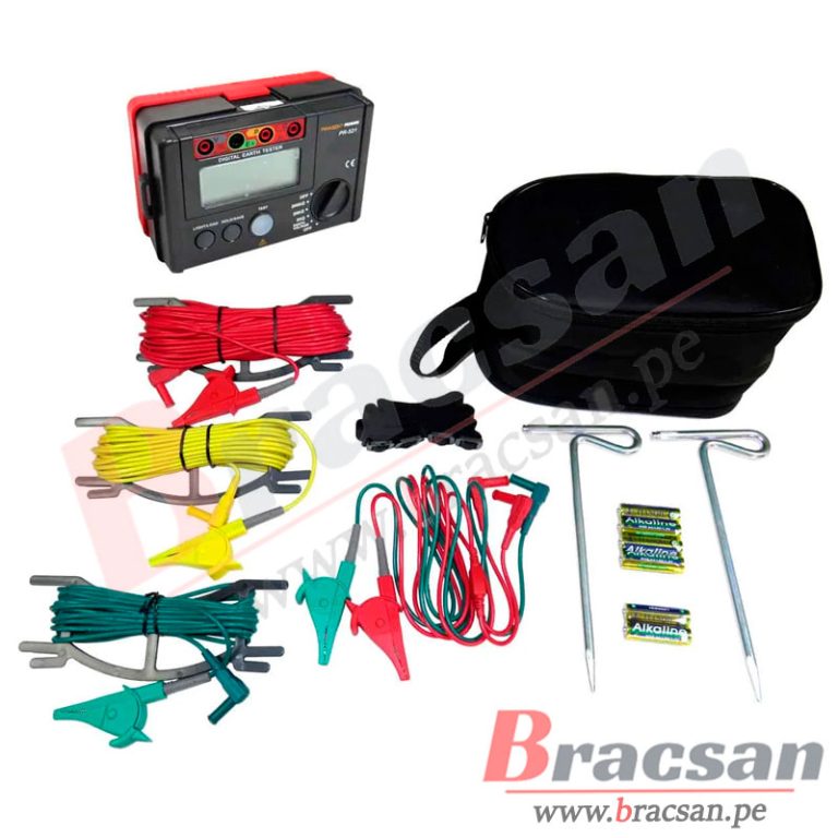 TELUROMETRO DIGITAL 2000 OHM PRASEK PR-521 | Bracsan