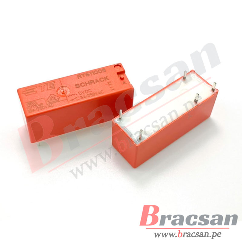 RELAY DE 5VDC 8A 250VAC SPDT 5 PINES SCHRACK - TE CONNECTIVITY RY611005 ...